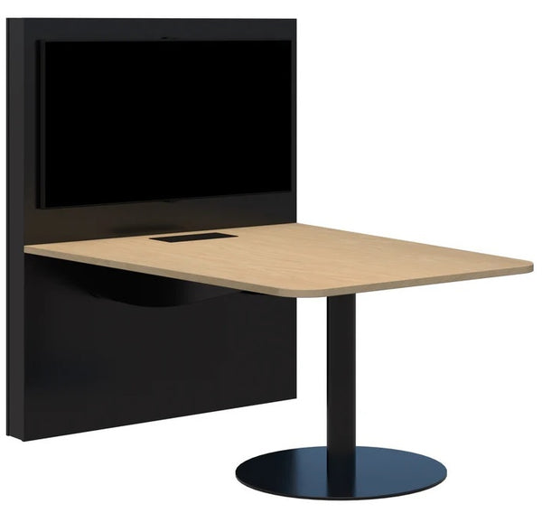 Media Hub with Integrated Wall - Office Products Online